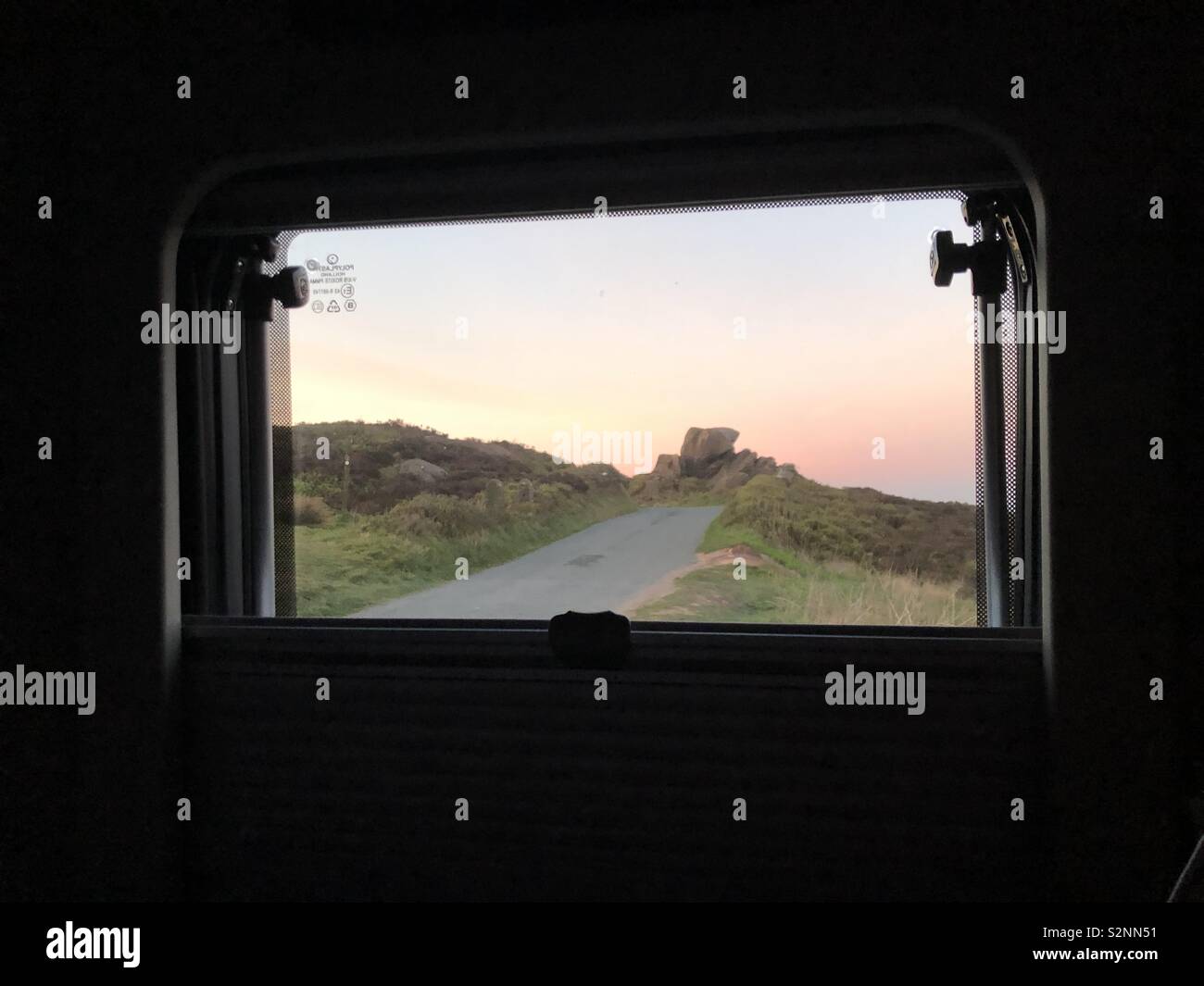 Campervan view hi-res stock photography and images - Alamy