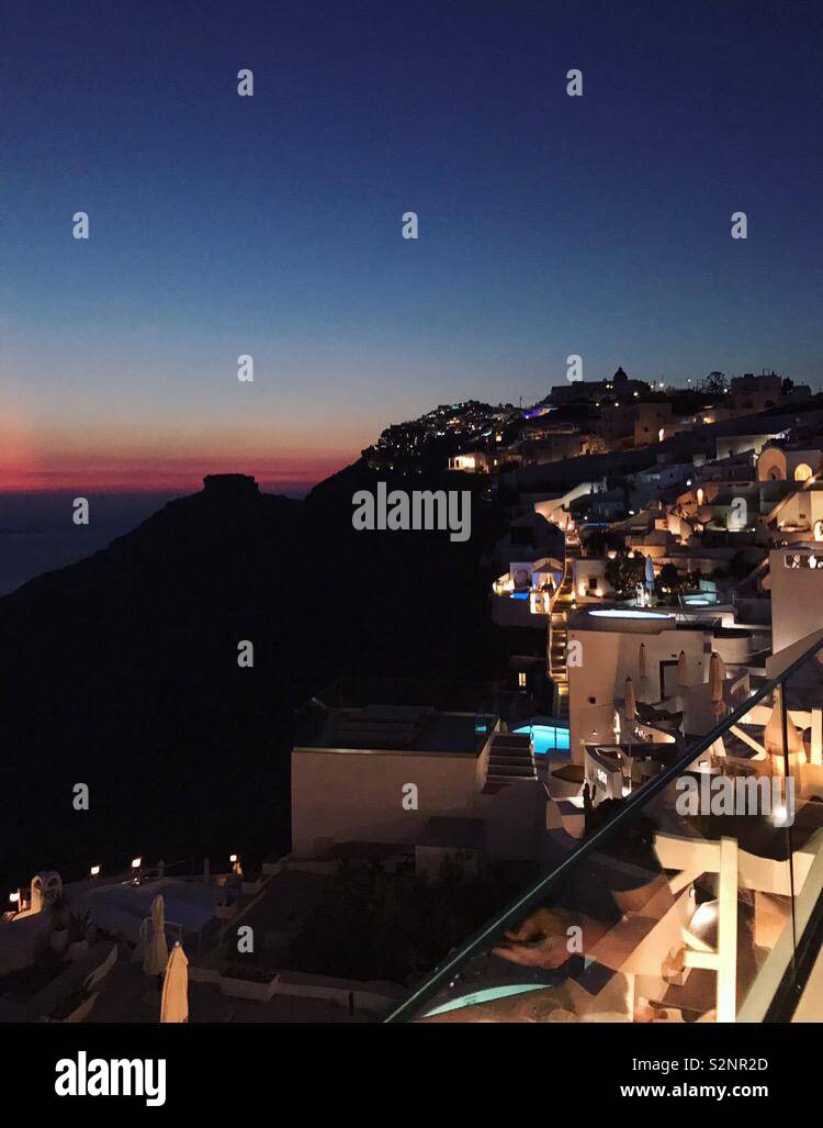 Best sunset ever ... Santorini Stock Photo - Alamy