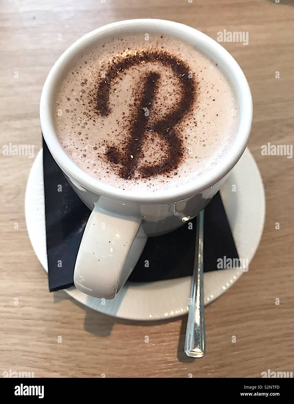 Hot chocolate at Butlins Stock Photo - Alamy