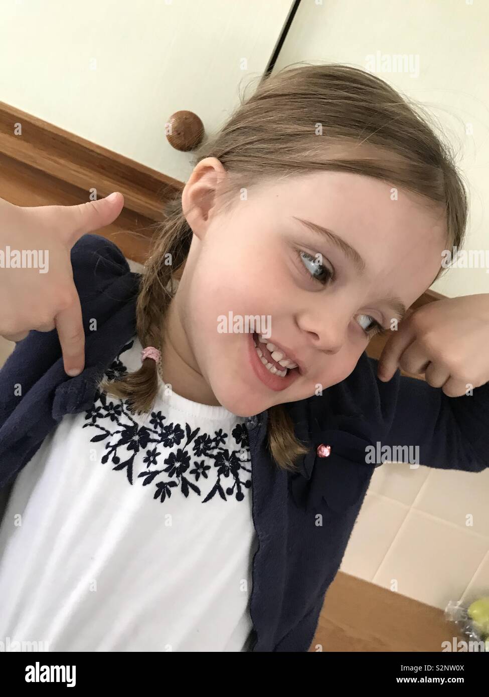 Cute little lady Stock Photo - Alamy