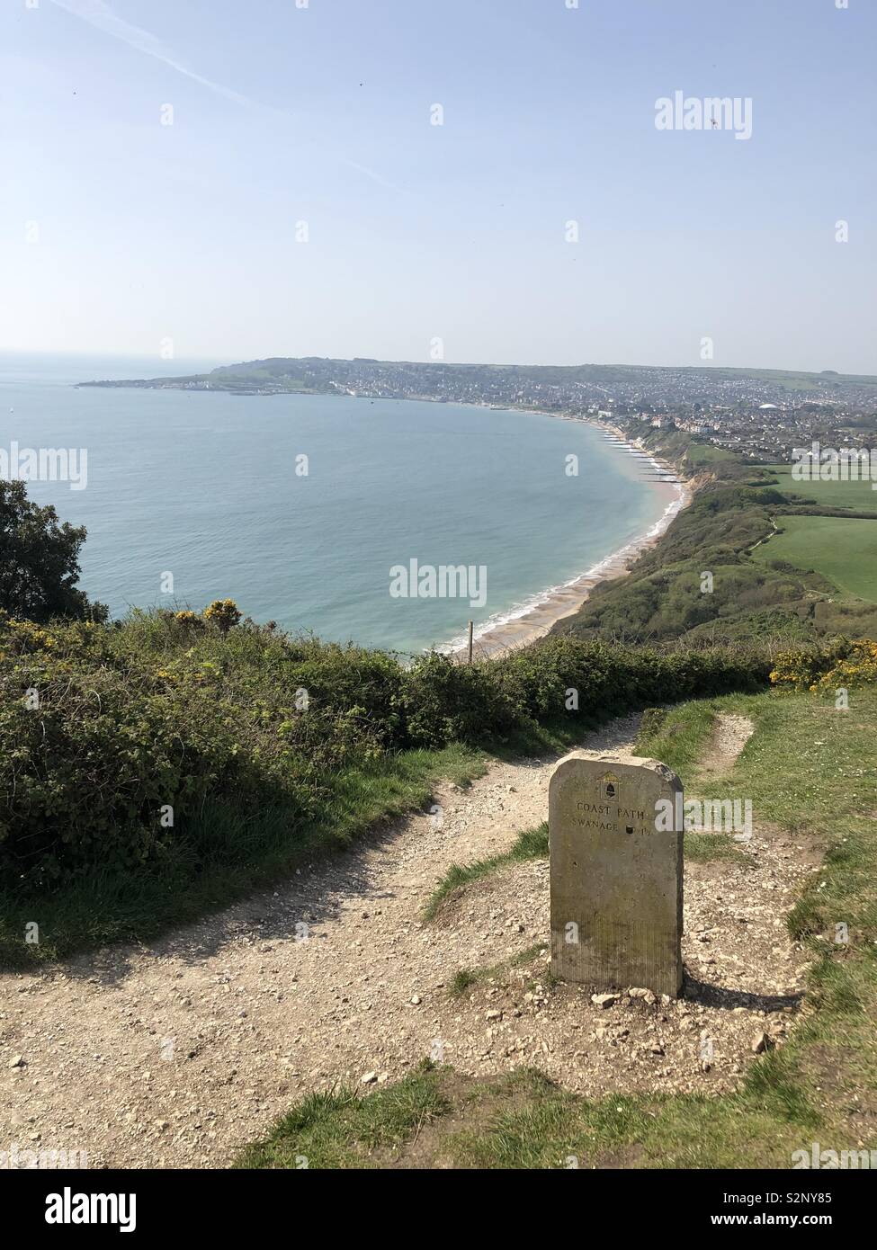 Swanage coast path hi-res stock photography and images - Alamy