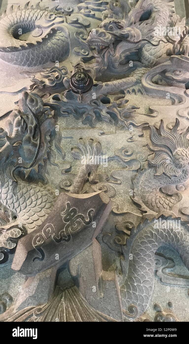 Chinese stone carving Stock Photo - Alamy