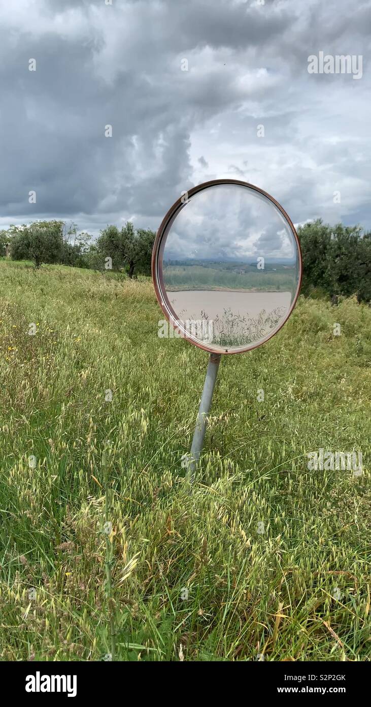 Nature in a mirror Stock Photo - Alamy