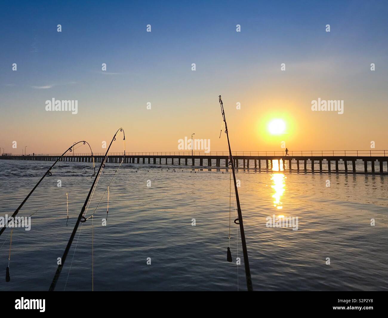 Rye pier hi-res stock photography and images - Alamy