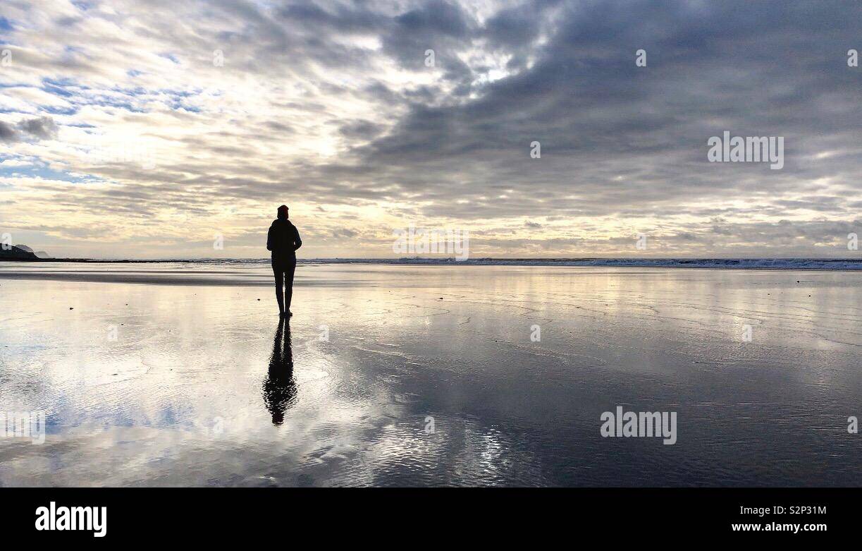 Walk on the beach Stock Photo - Alamy