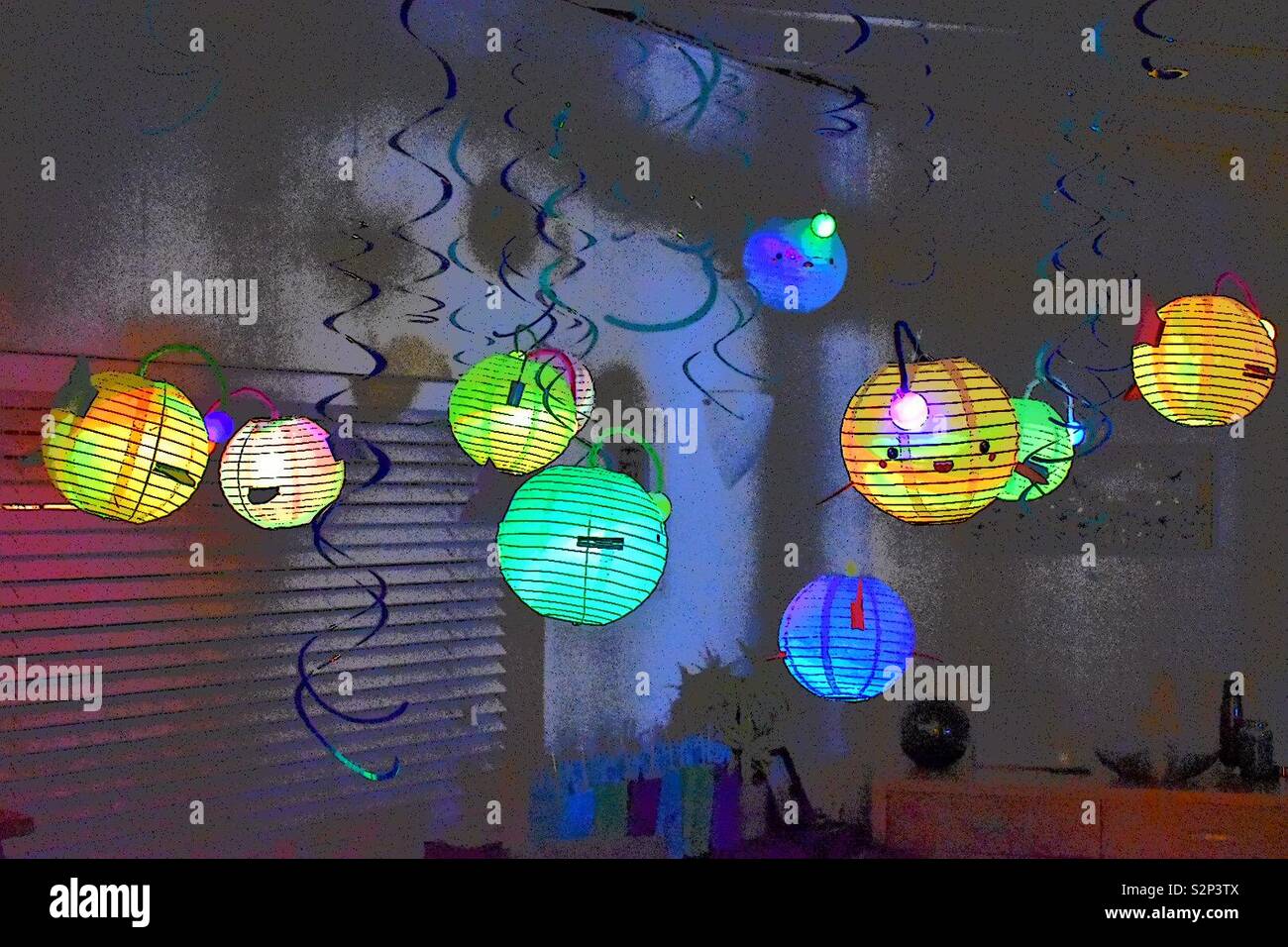 Angler fish lanterns Stock Photo - Alamy