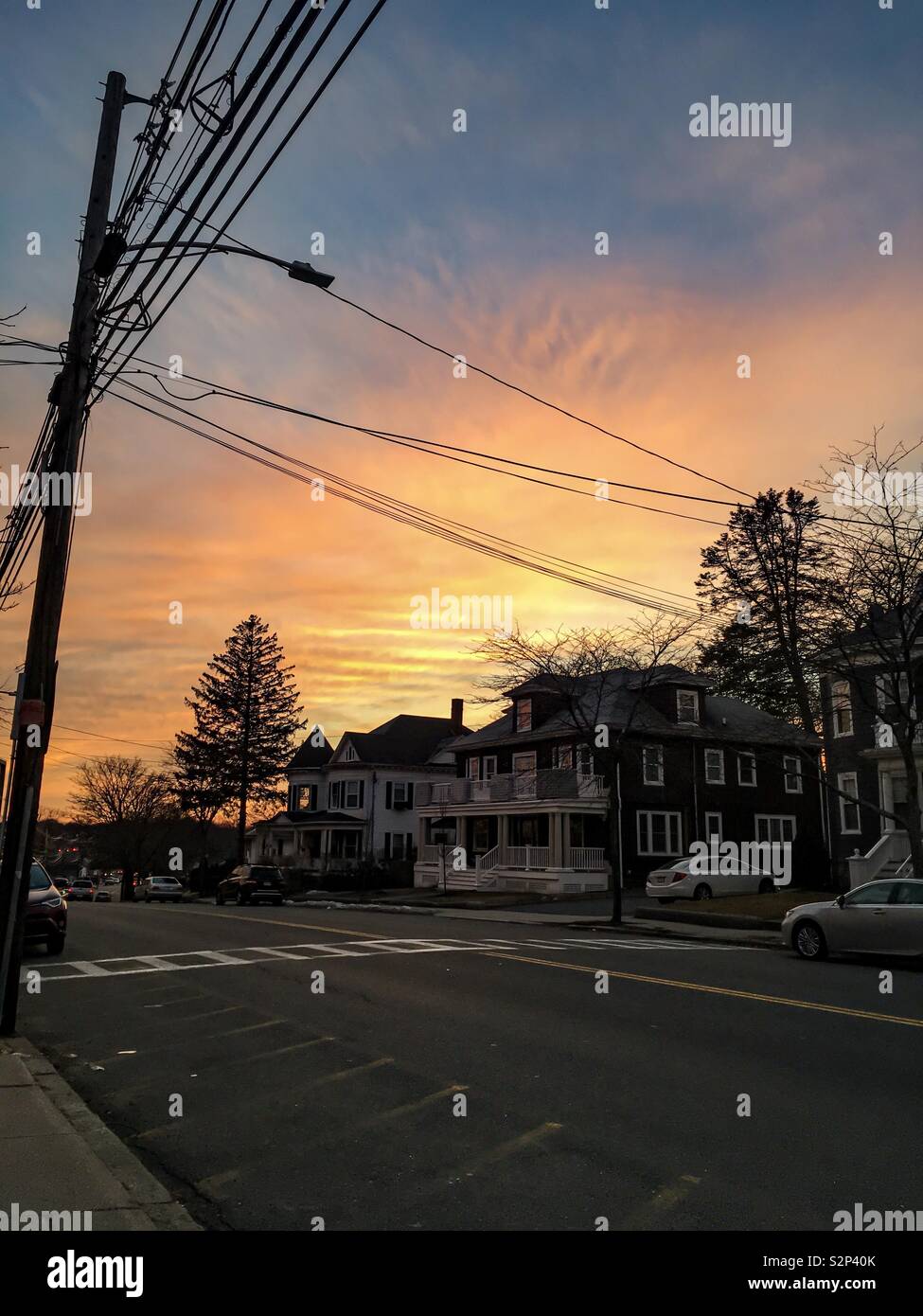 Massachussets houses hi-res stock photography and images - Alamy