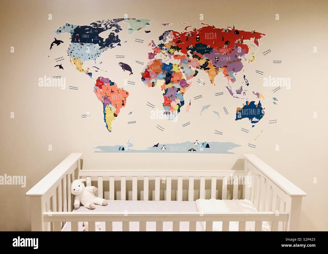 Kid world map hi-res stock photography and images - Alamy