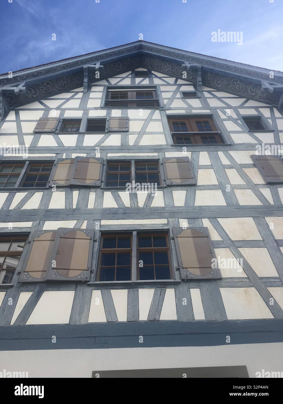 Typical Swiss Architecture Stock Photo - Alamy