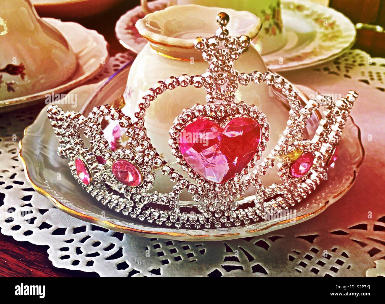 Princess tea party Stock Photo - Alamy