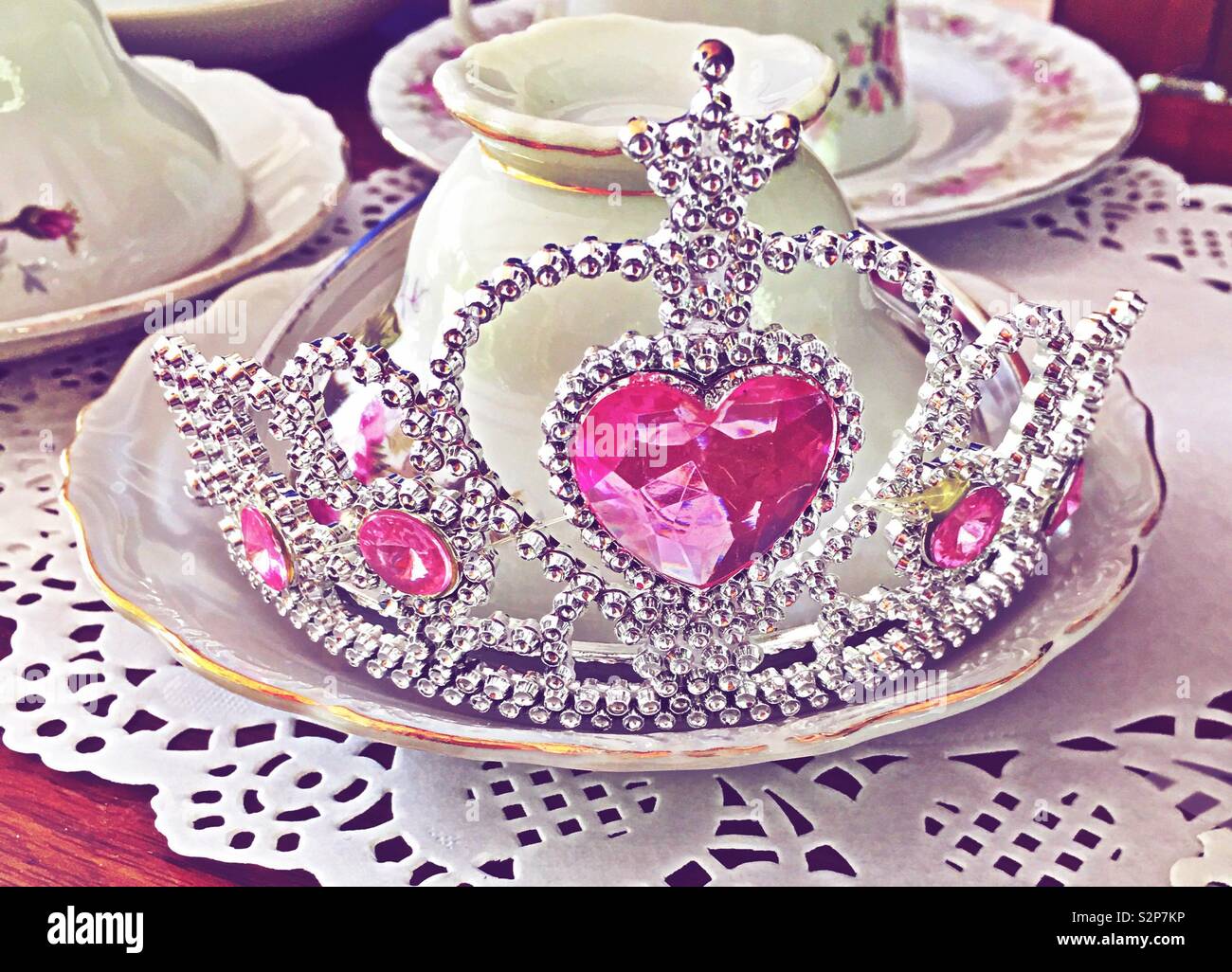 Princess tea party Stock Photo - Alamy