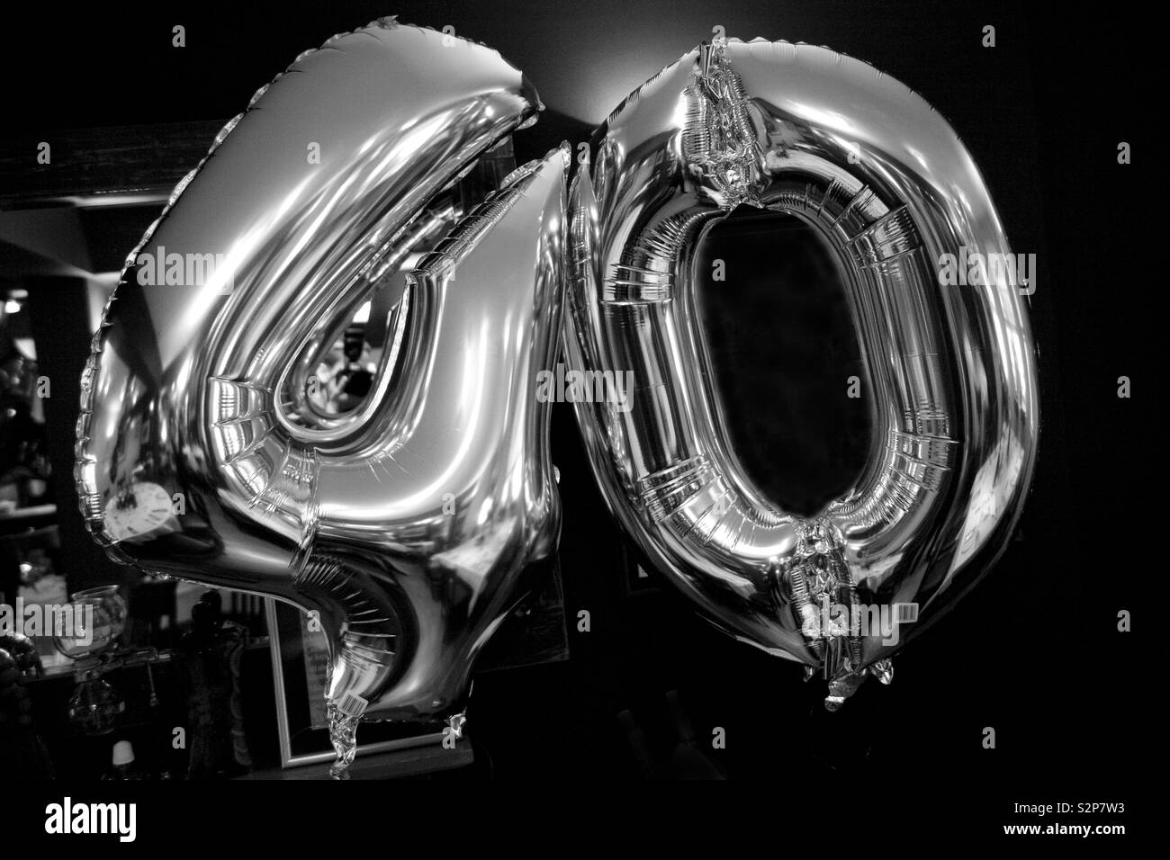 40th birthday balloons hi-res stock photography and images - Alamy