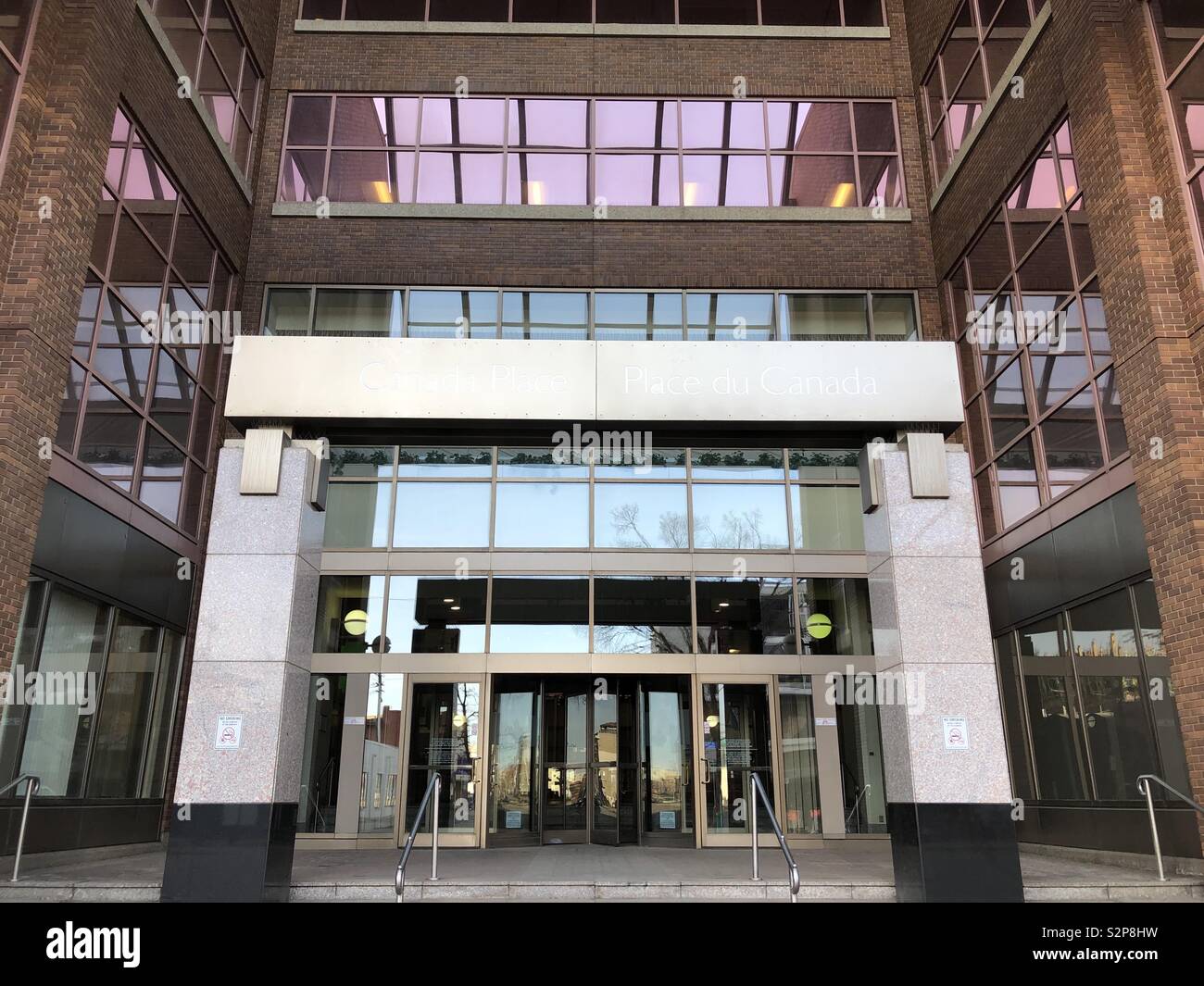 Modern architecture, Canada Place – Edmonton Alberta Canada Stock Photo ...