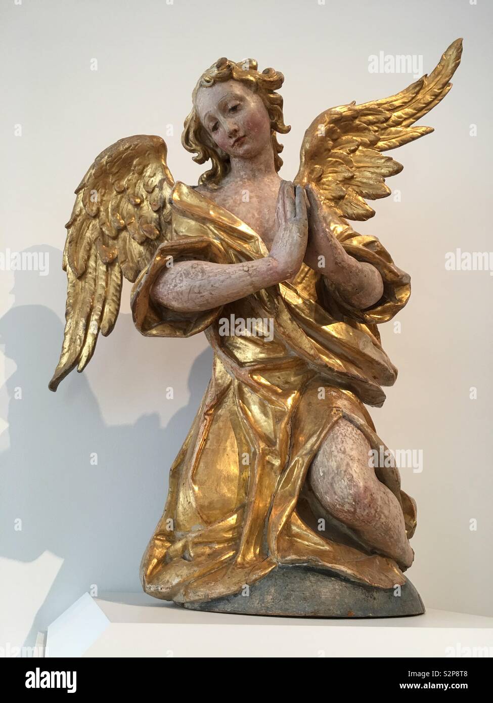 Angel carved in wood and gilded, collection of North Carolina Museum of ...