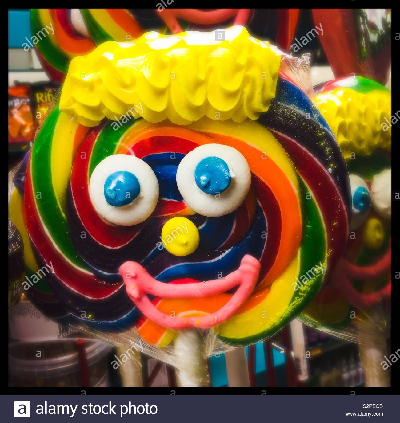 Lollipop face hi-res stock photography and images - Alamy