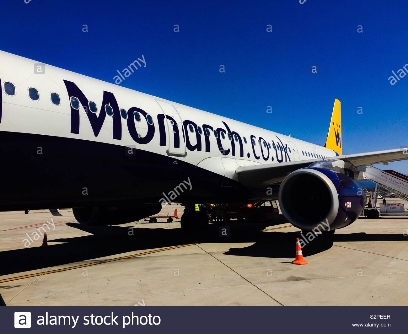 Monarch plane hi-res stock photography and images - Alamy