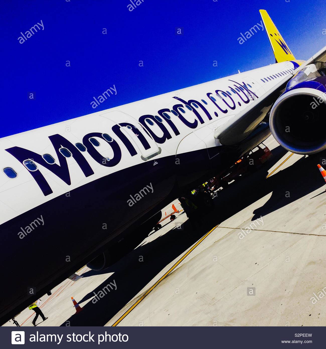 Monarch plane hi-res stock photography and images - Alamy