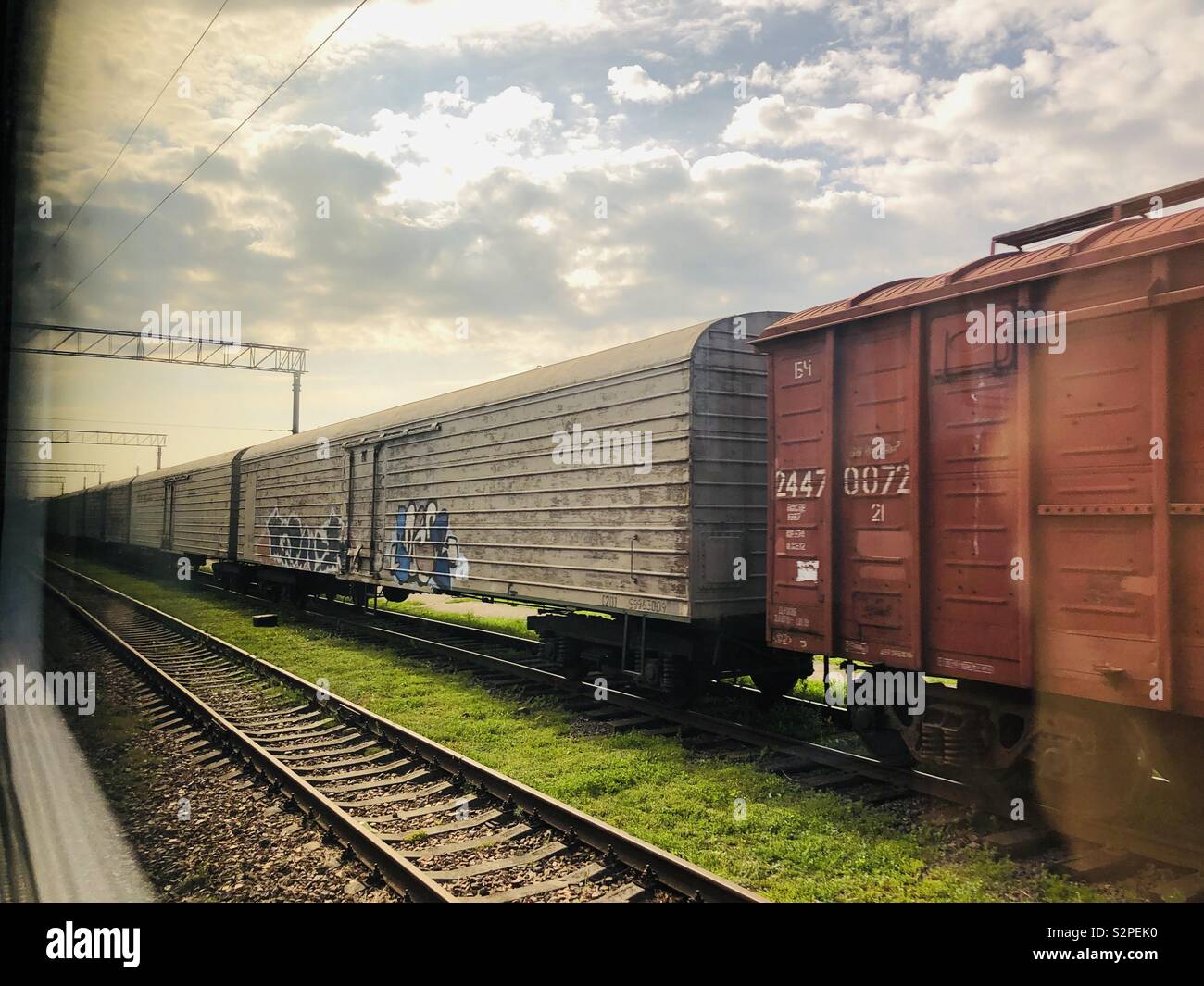Old train wagon hi-res stock photography and images - Alamy