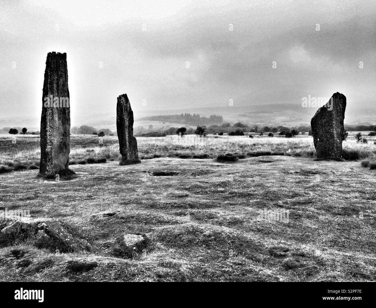 Machrie Moor Stone Circles, Arran Stock Photo - Alamy