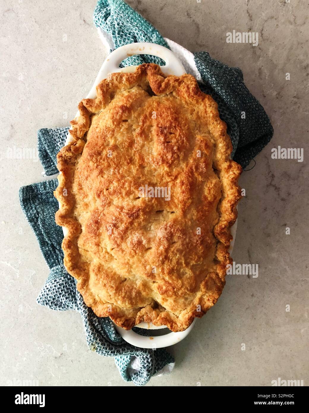Warm Apple Pie Stock Photo - Alamy