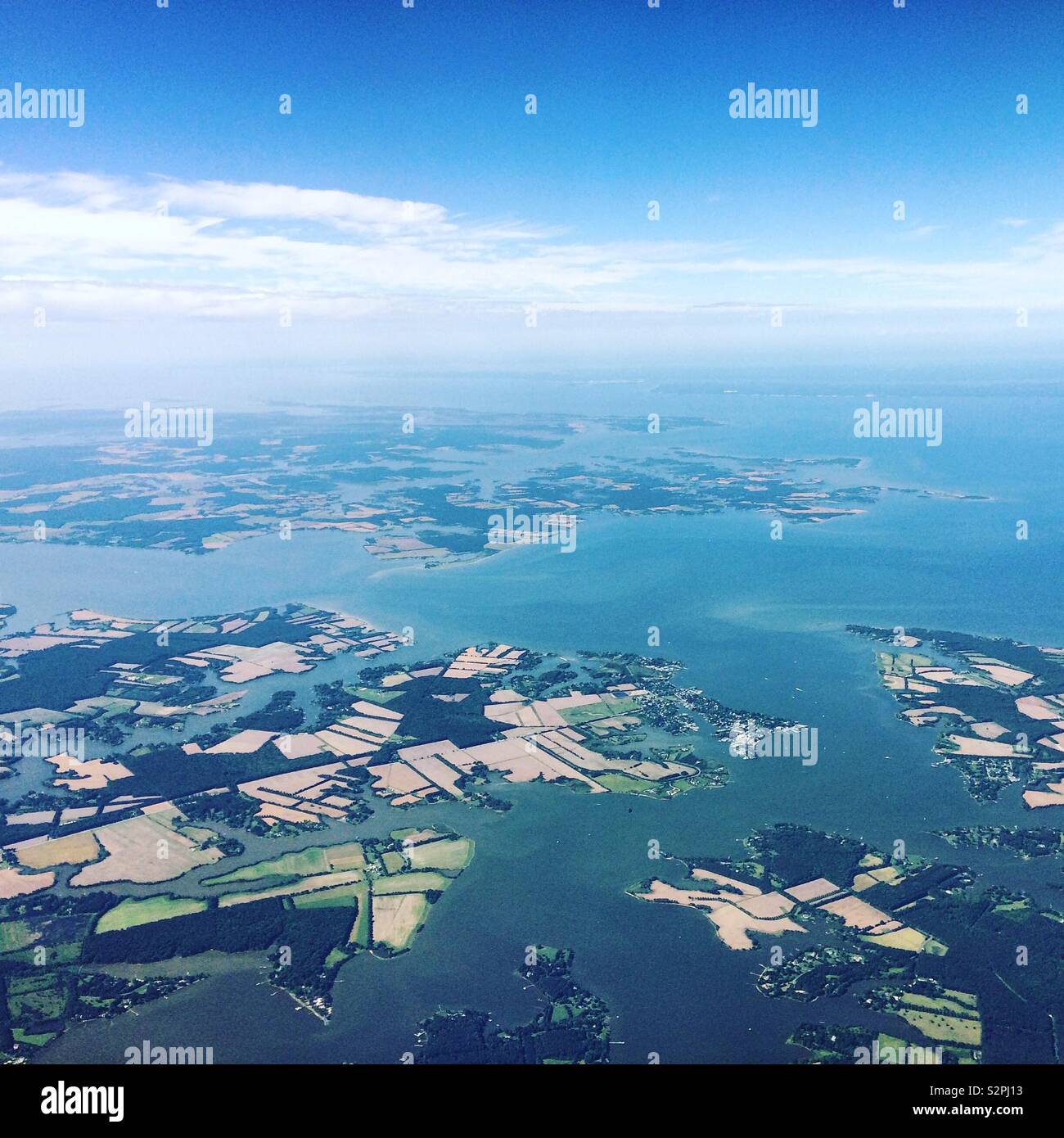Chesapeake bay aerial hi-res stock photography and images - Alamy
