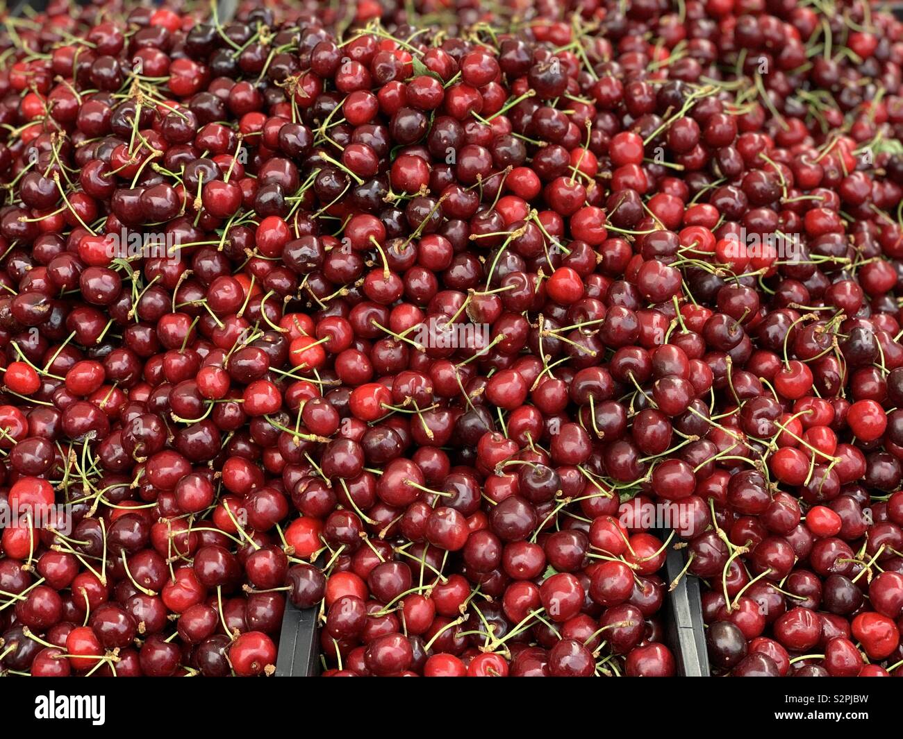 Ripe fresh cherries hi-res stock photography and images - Alamy