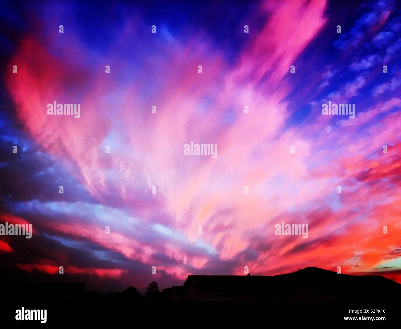 Cloudy sky with filters Stock Photo - Alamy