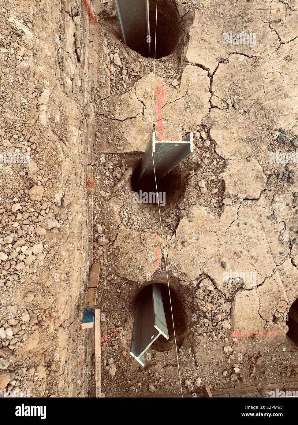 Holes in beams hi-res stock photography and images - Alamy