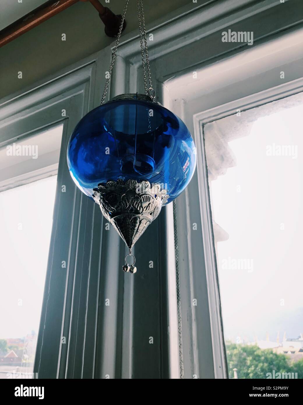 Hanging tea light Stock Photo - Alamy