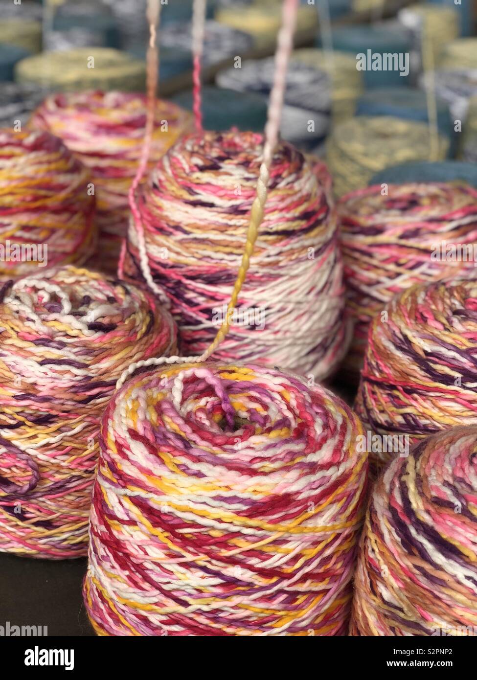 Cotton fibre colours hi-res stock photography and images - Alamy