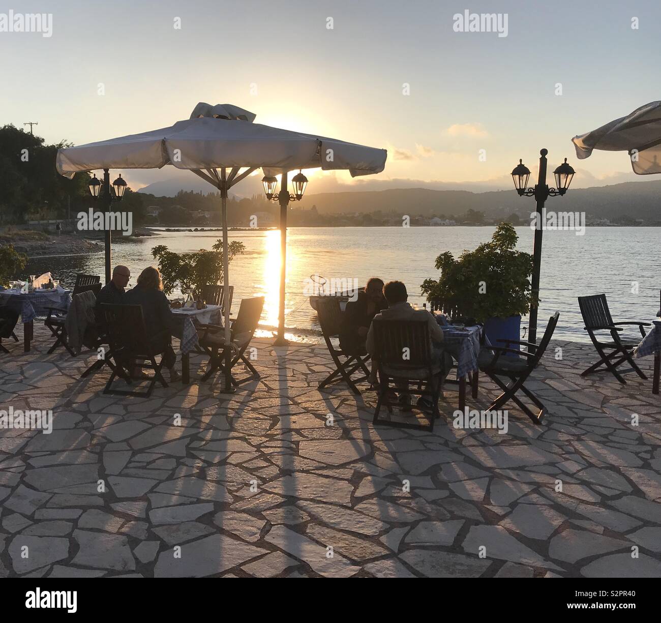 Sunset taverna hi-res stock photography and images - Alamy