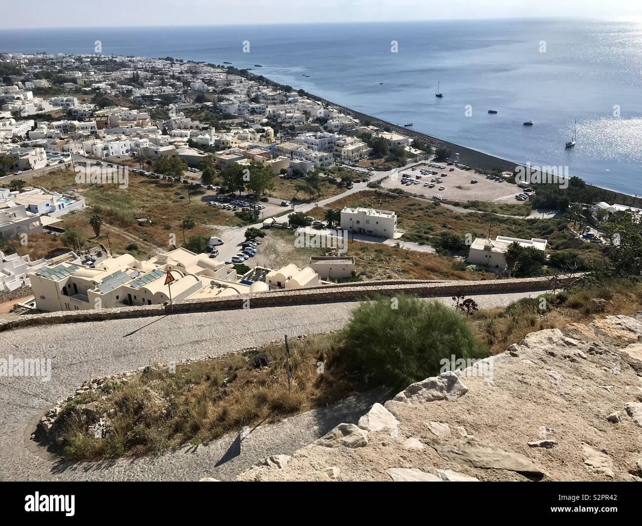 Kamari santorini hi-res stock photography and images - Alamy