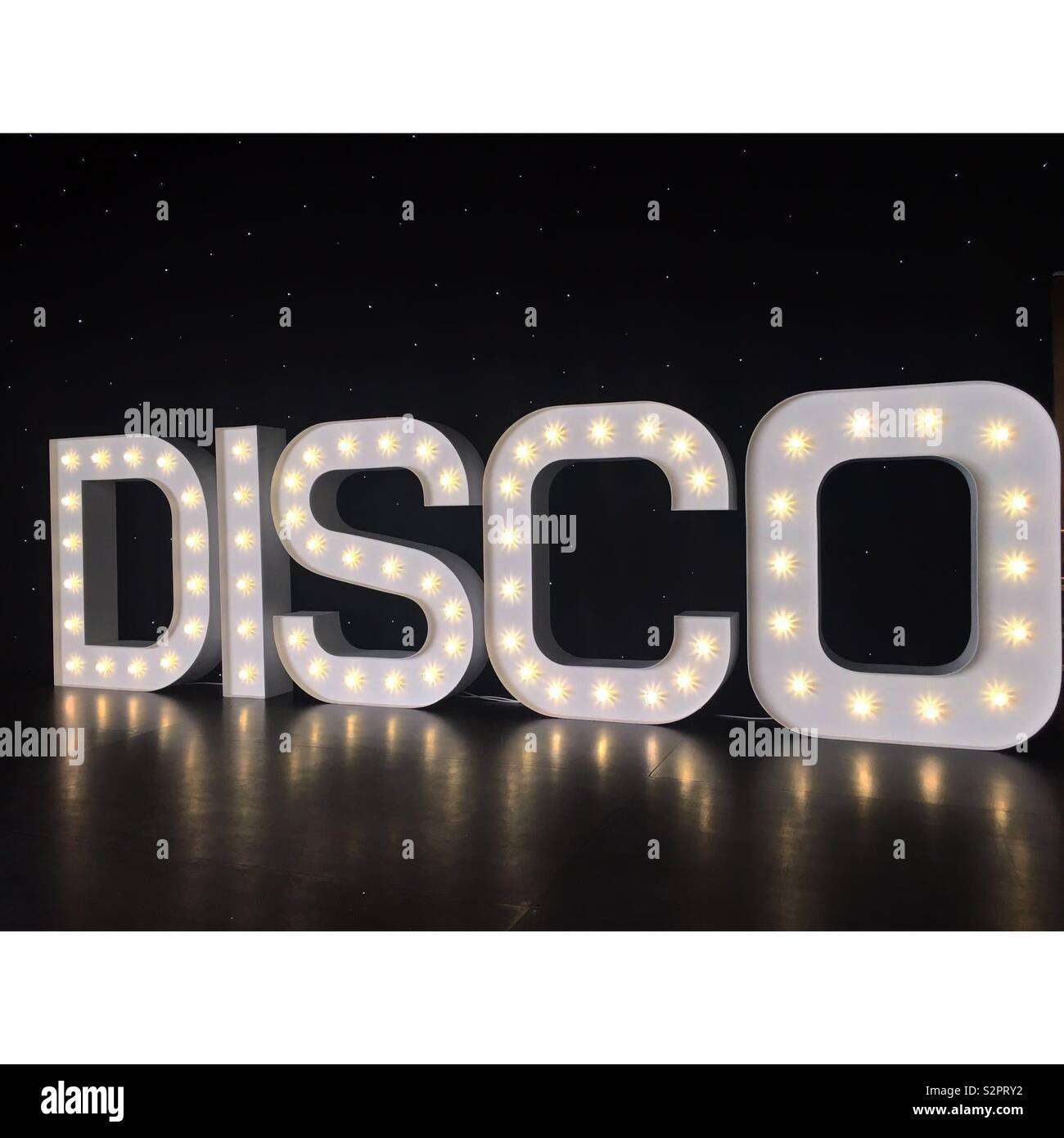 Disco dance floor lights Stock Photo - Alamy