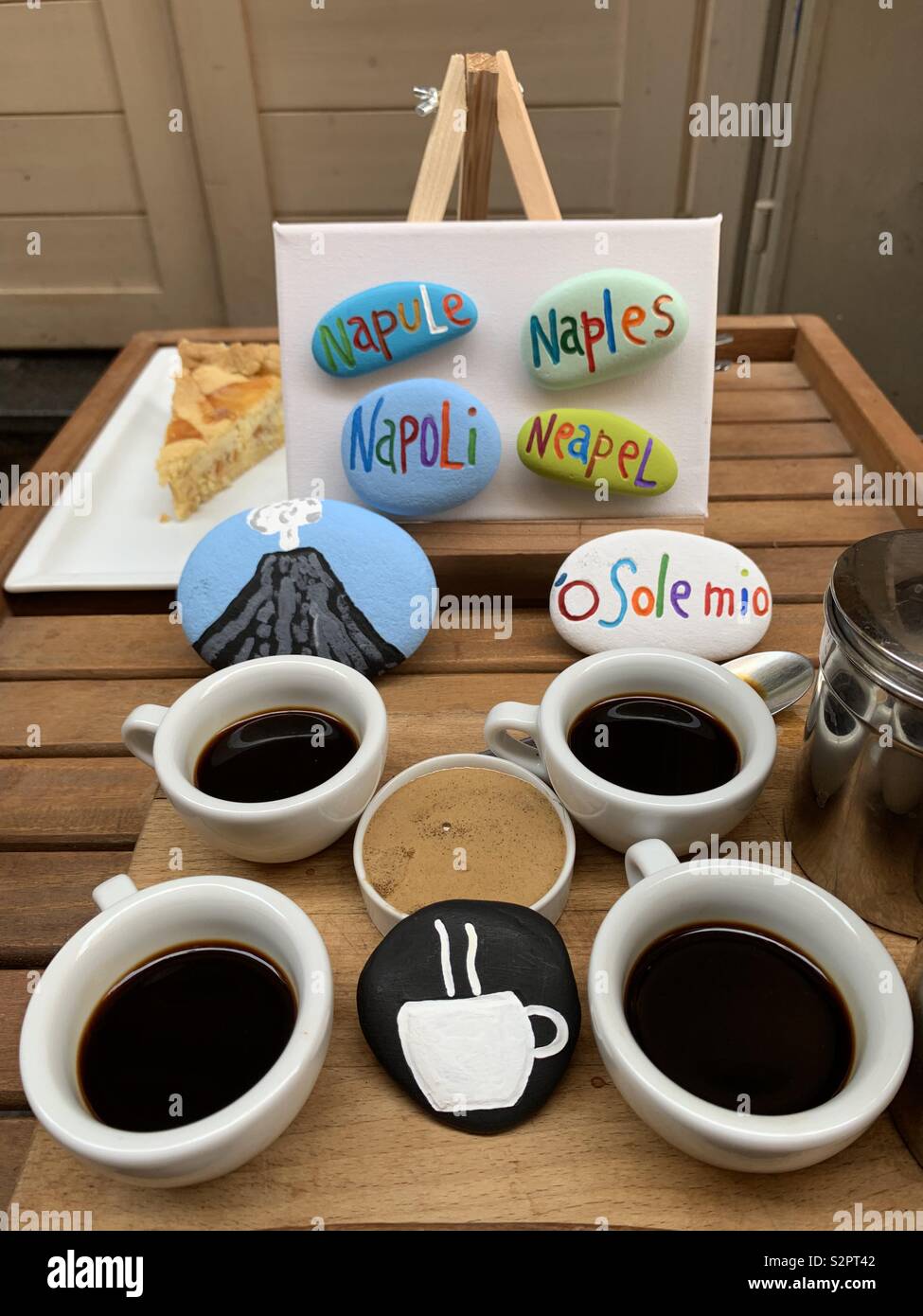 Traditional napoletan coffee Stock Photo - Alamy