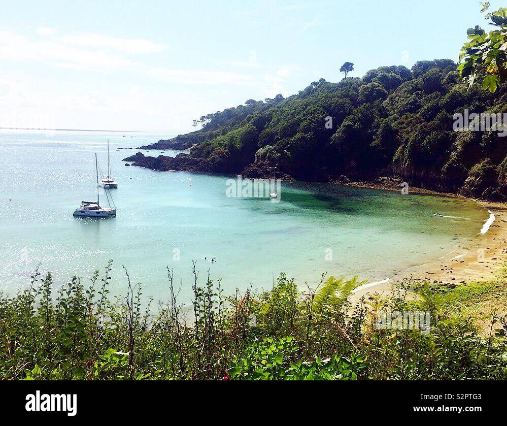 Fermain bay guernsey hi-res stock photography and images - Alamy