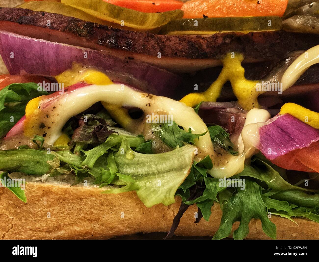 Layered sandwich hi-res stock photography and images - Alamy