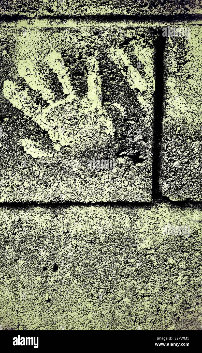 Handprint paint hi-res stock photography and images - Alamy