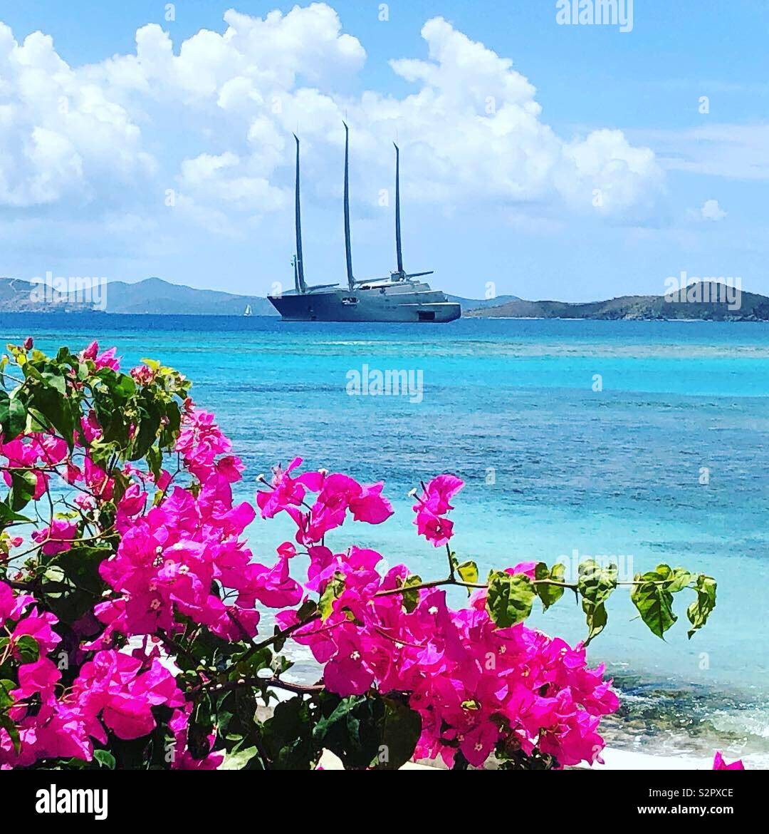 Sailing Yacht in the Sir Francis Drake Channel British Virgin Islands ...