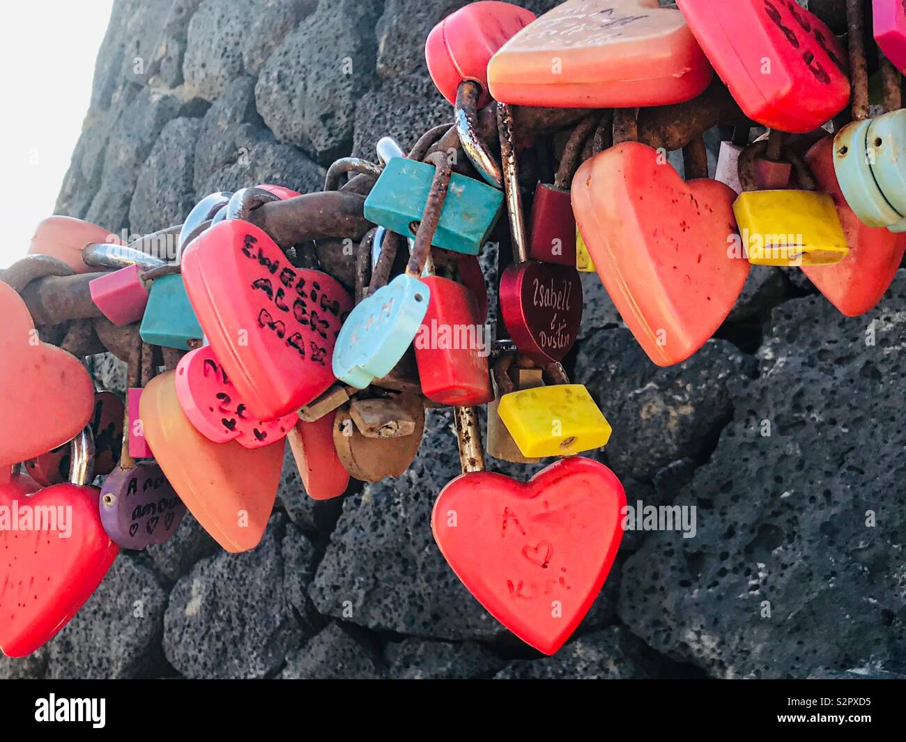Heart Locks High Resolution Stock Photography and Images - Alamy