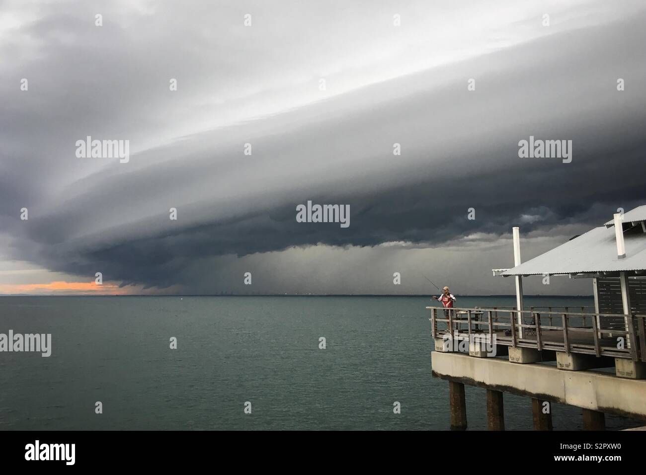 Fishing in bad weather hi-res stock photography and images - Alamy