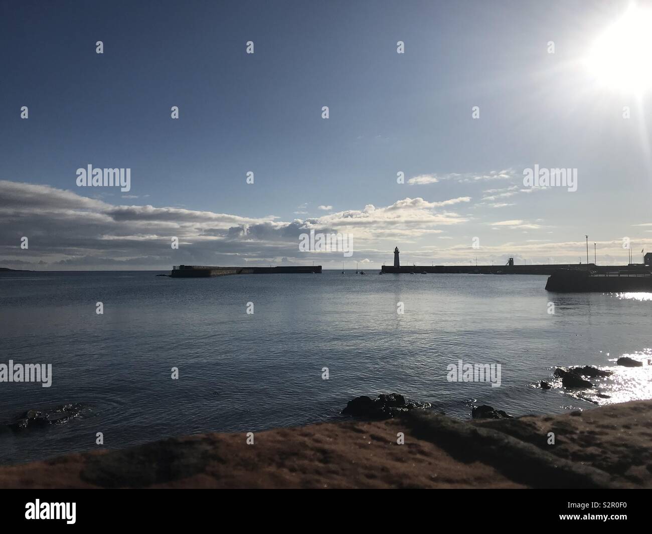 Donaghadee harbour and lighthouse hi-res stock photography and images ...