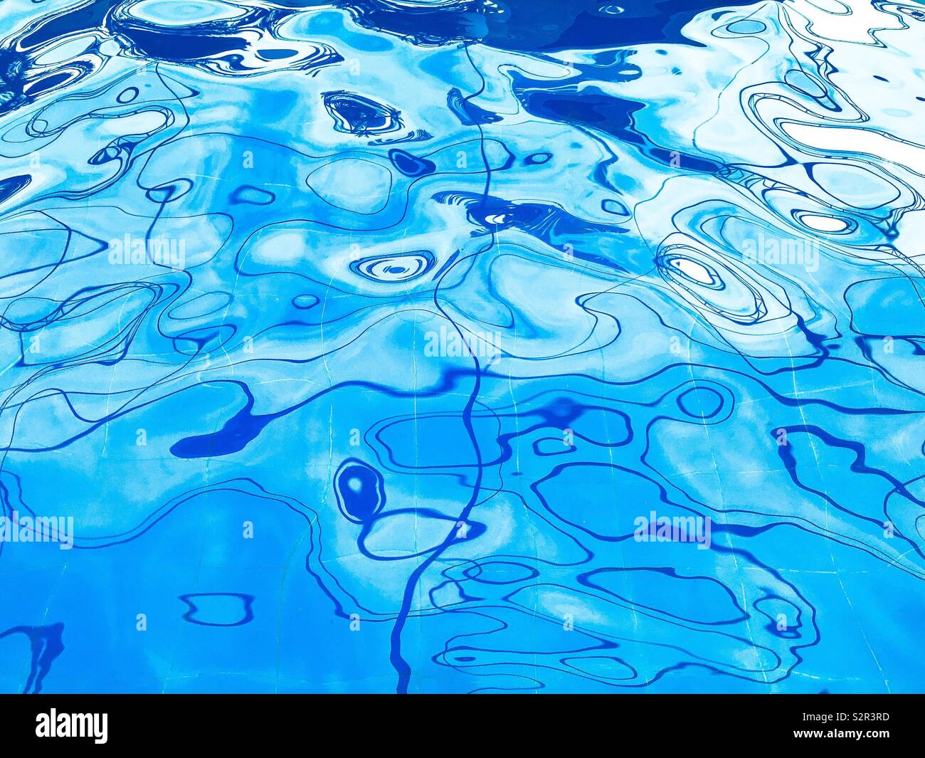 Pool water ripples Stock Photo - Alamy