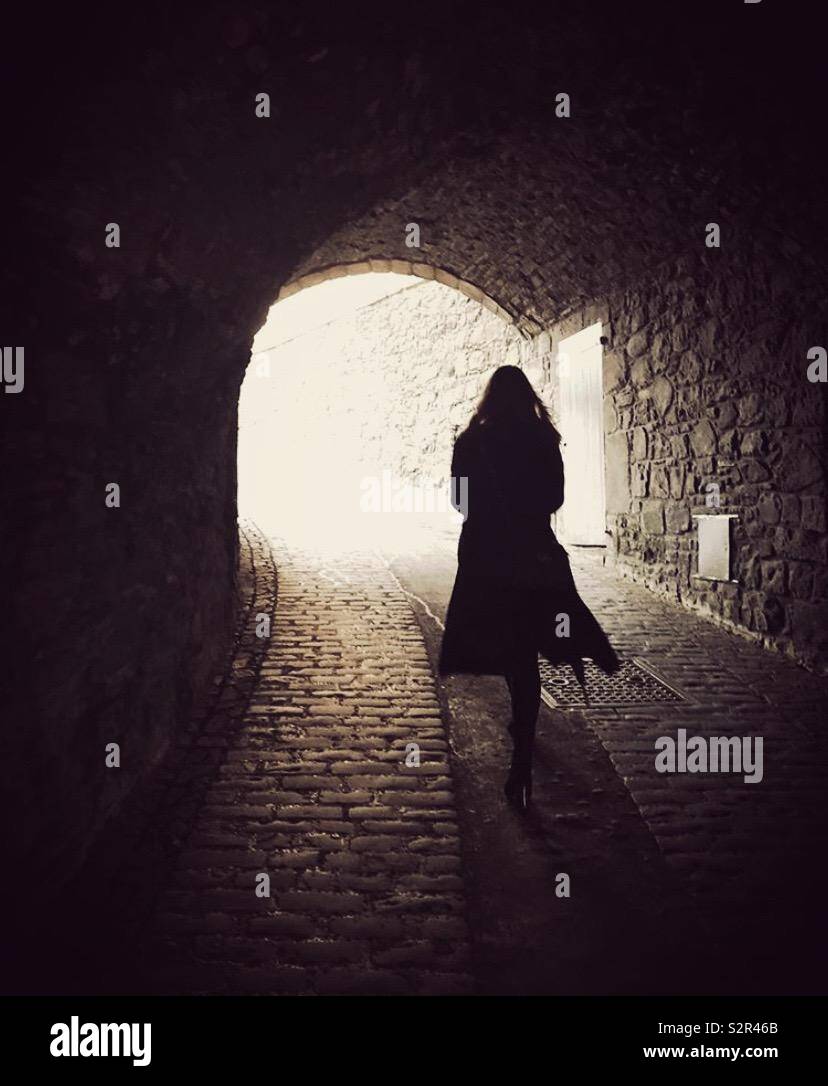 Walk into darkness hi-res stock photography and images - Alamy