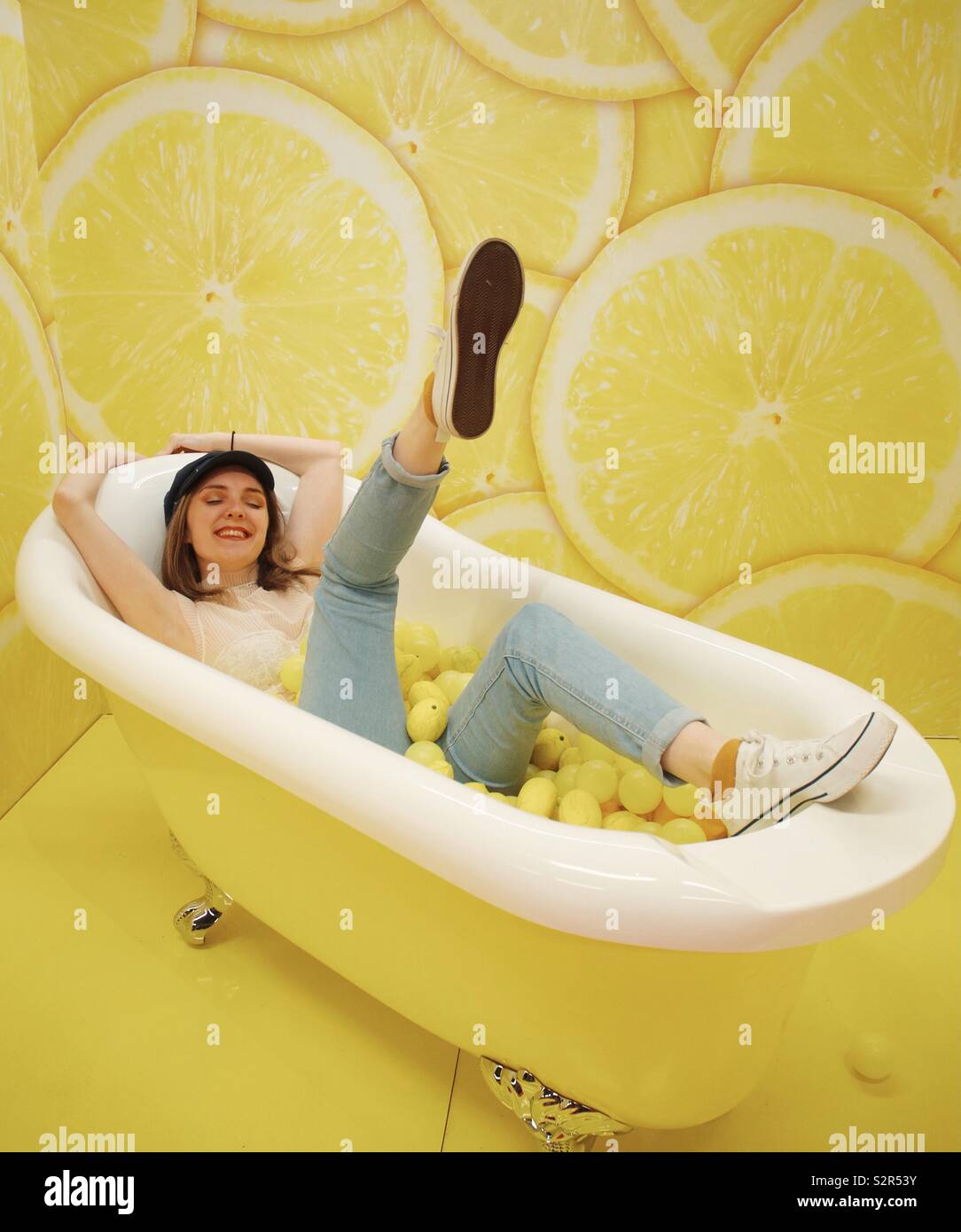 Lemon with hat hi-res stock photography and images - Alamy