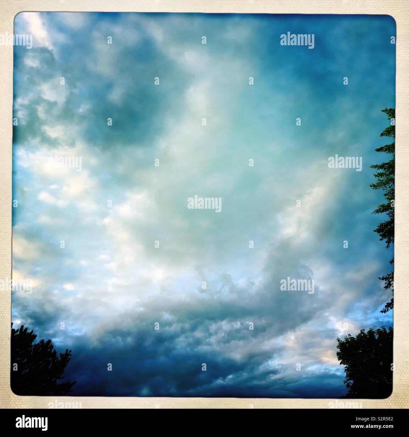Summer solstice evening Stock Photo - Alamy