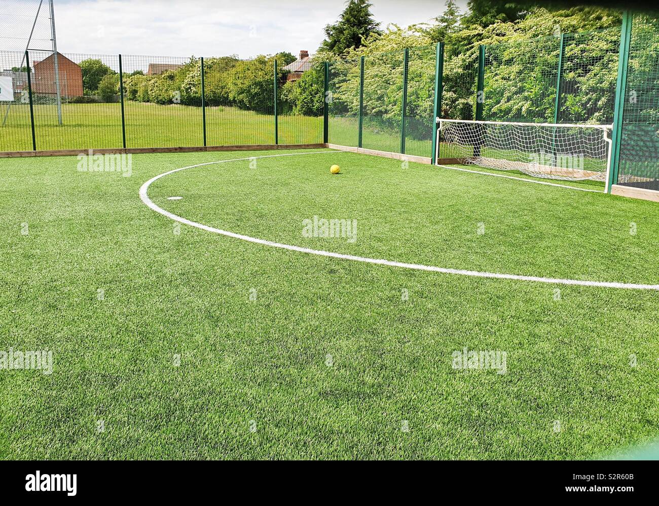Five a side football pitch hi-res stock photography and images - Alamy