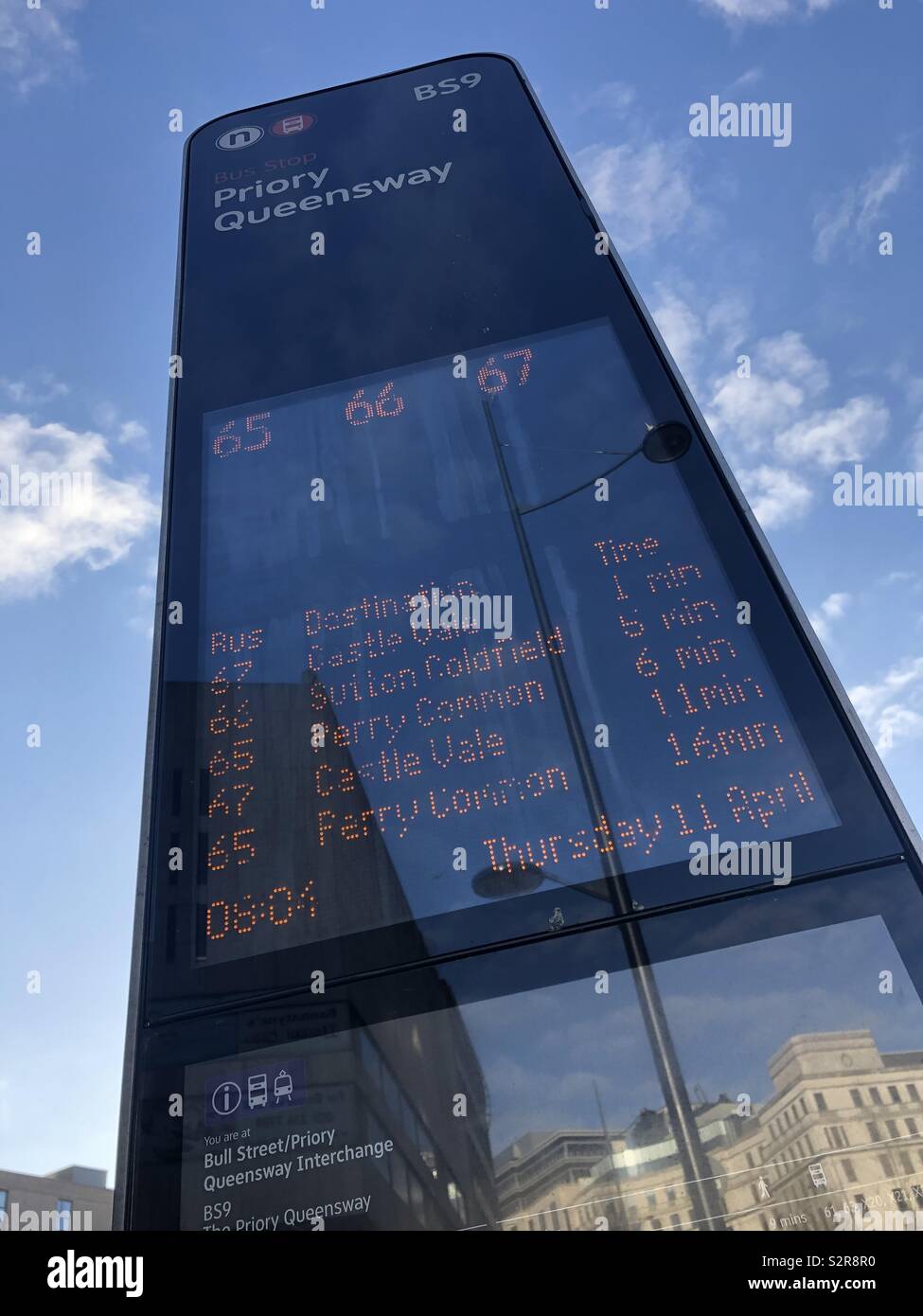Birmingham city centre bus hi-res stock photography and images - Alamy