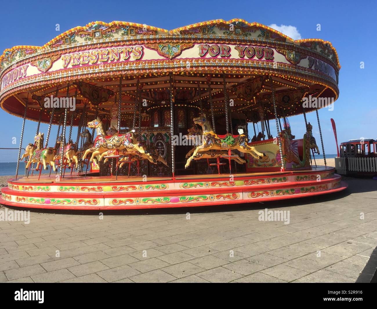 Merry go round funfair hi-res stock photography and images - Alamy