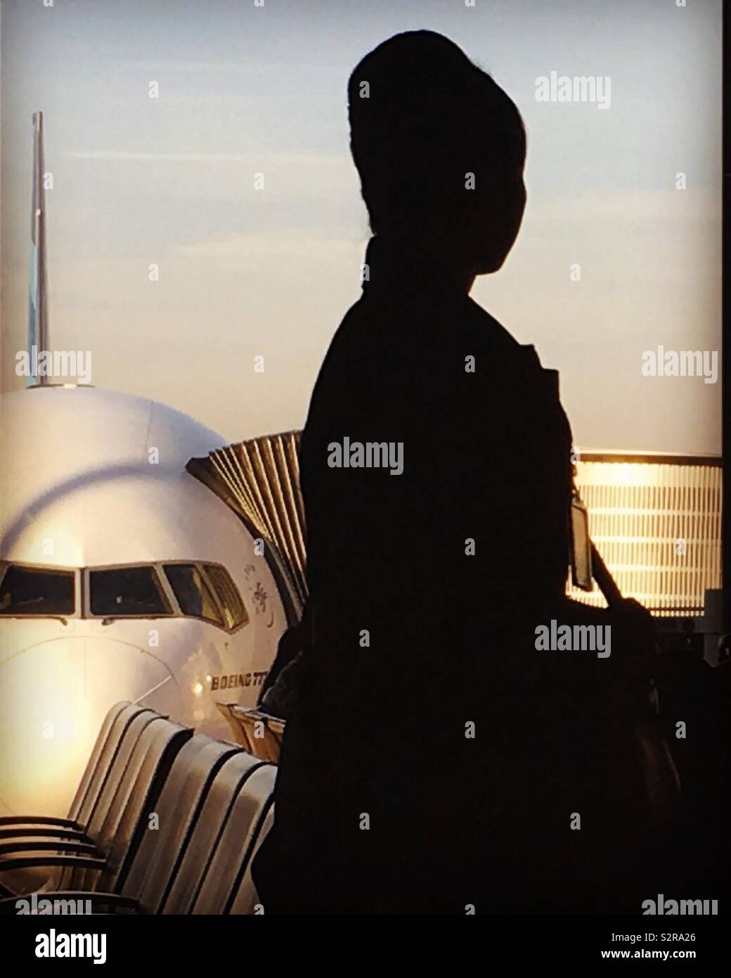 Airport plane shadow hi-res stock photography and images - Alamy