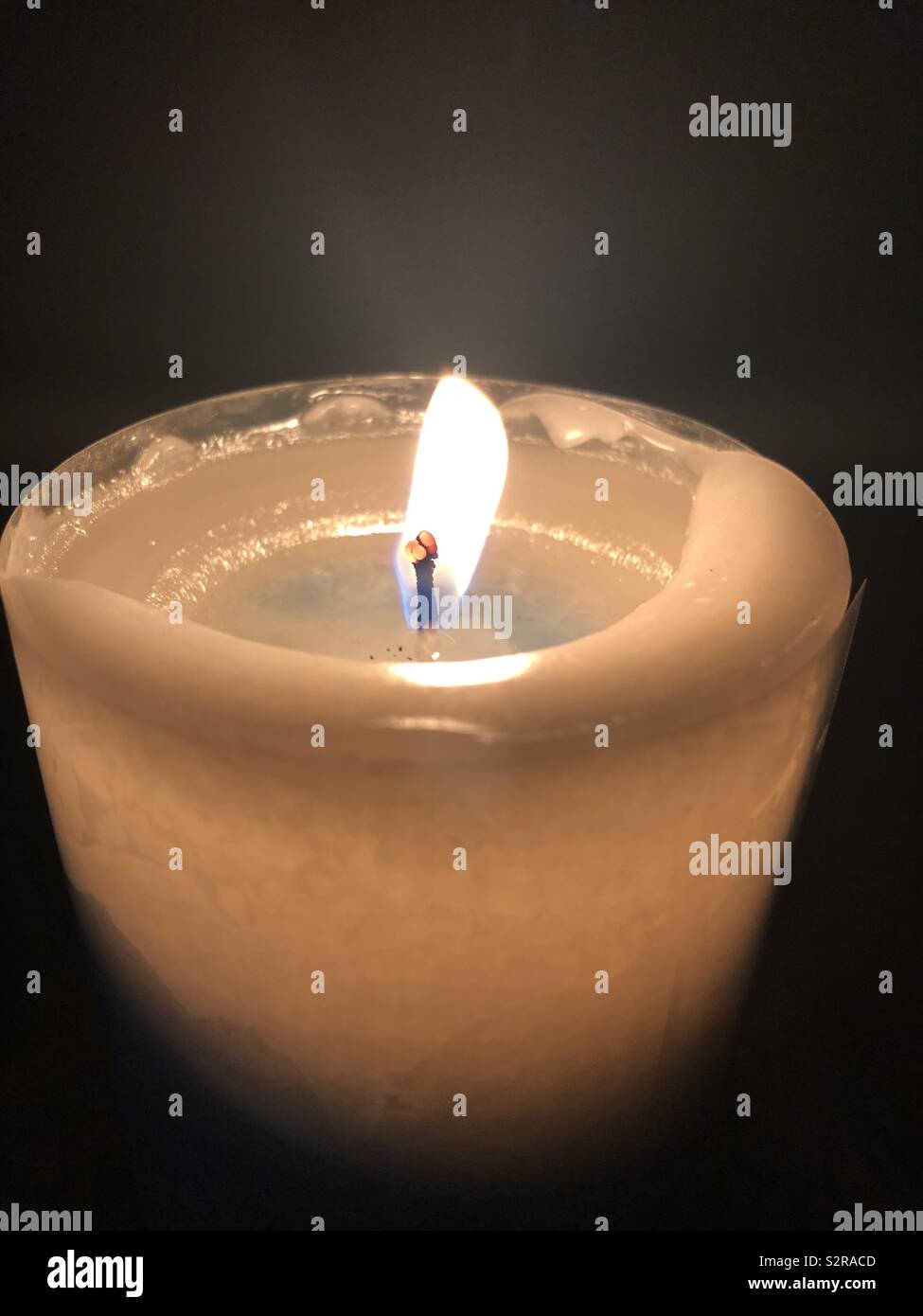 A single flame Stock Photo - Alamy